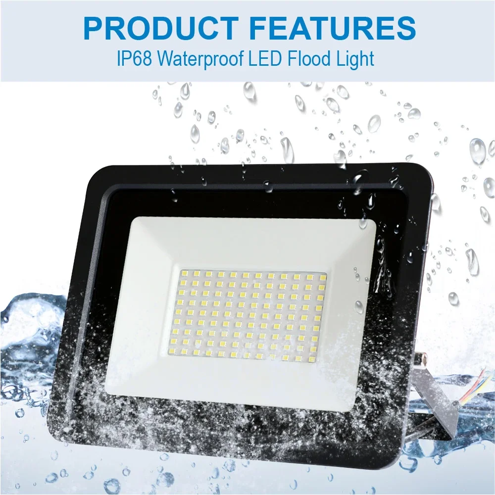 Reflector-LED-impermeable-para-exteriores-l-mpara-de-pared-para-garaje ...