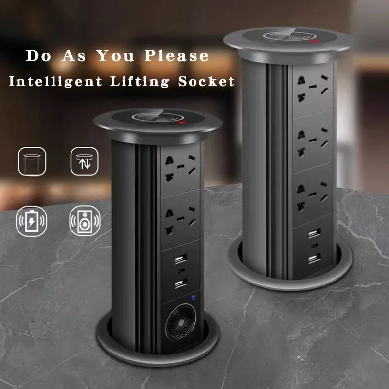 Intelligent-Lifting-Socket-Embedded-Platform-Wireless-Charging ...