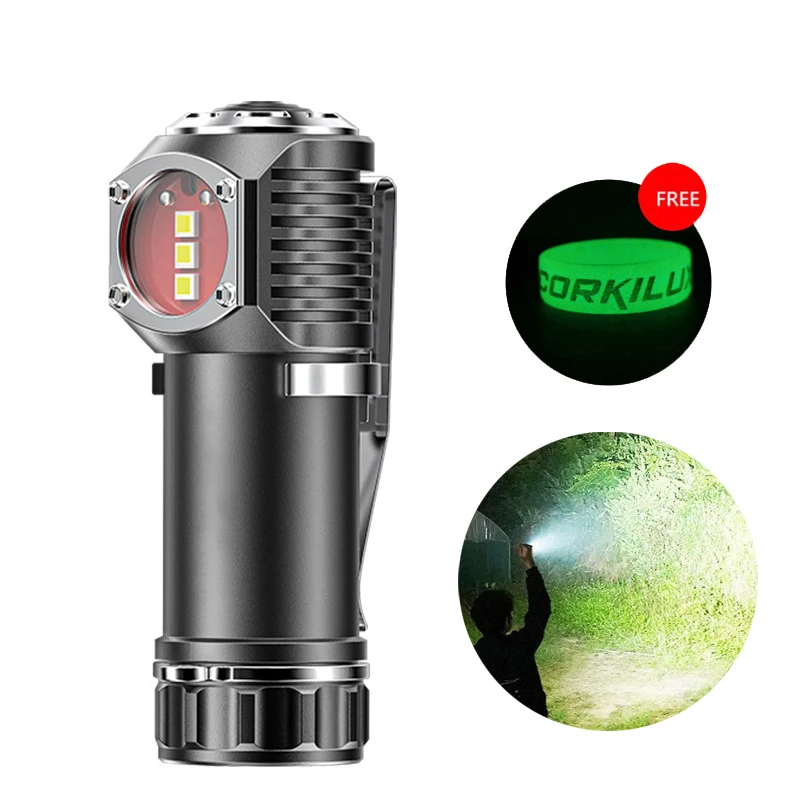 Portable-EDC-Super-Bright-Strong-LED-Flashlight-21700-Battery-Powerful ...