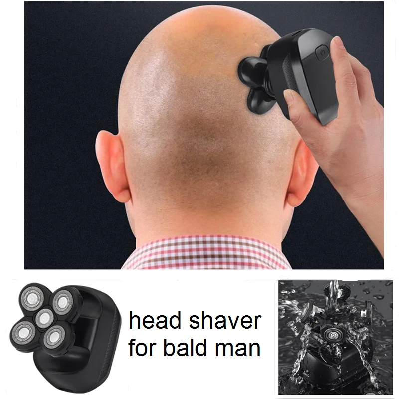 Wet-Dry-Electric-Bald-Head-Shaver-For-Balder-Man-5D-Baldhead-Razor ...
