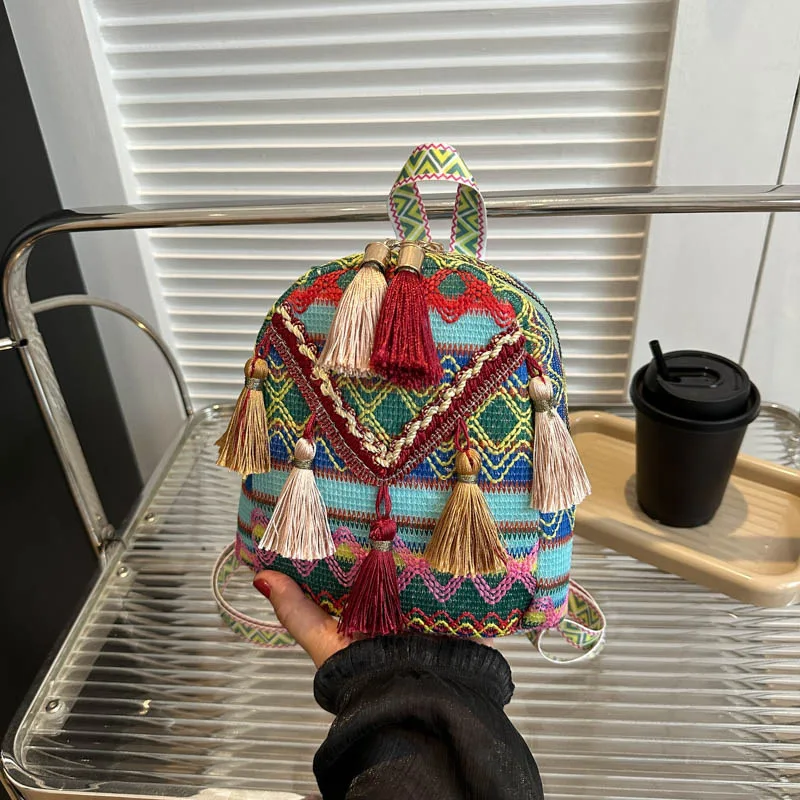 2024-Trendy-Women-s-Bohemian-Backpack-Crossbody-Bag-Pack-Travel-Small ...