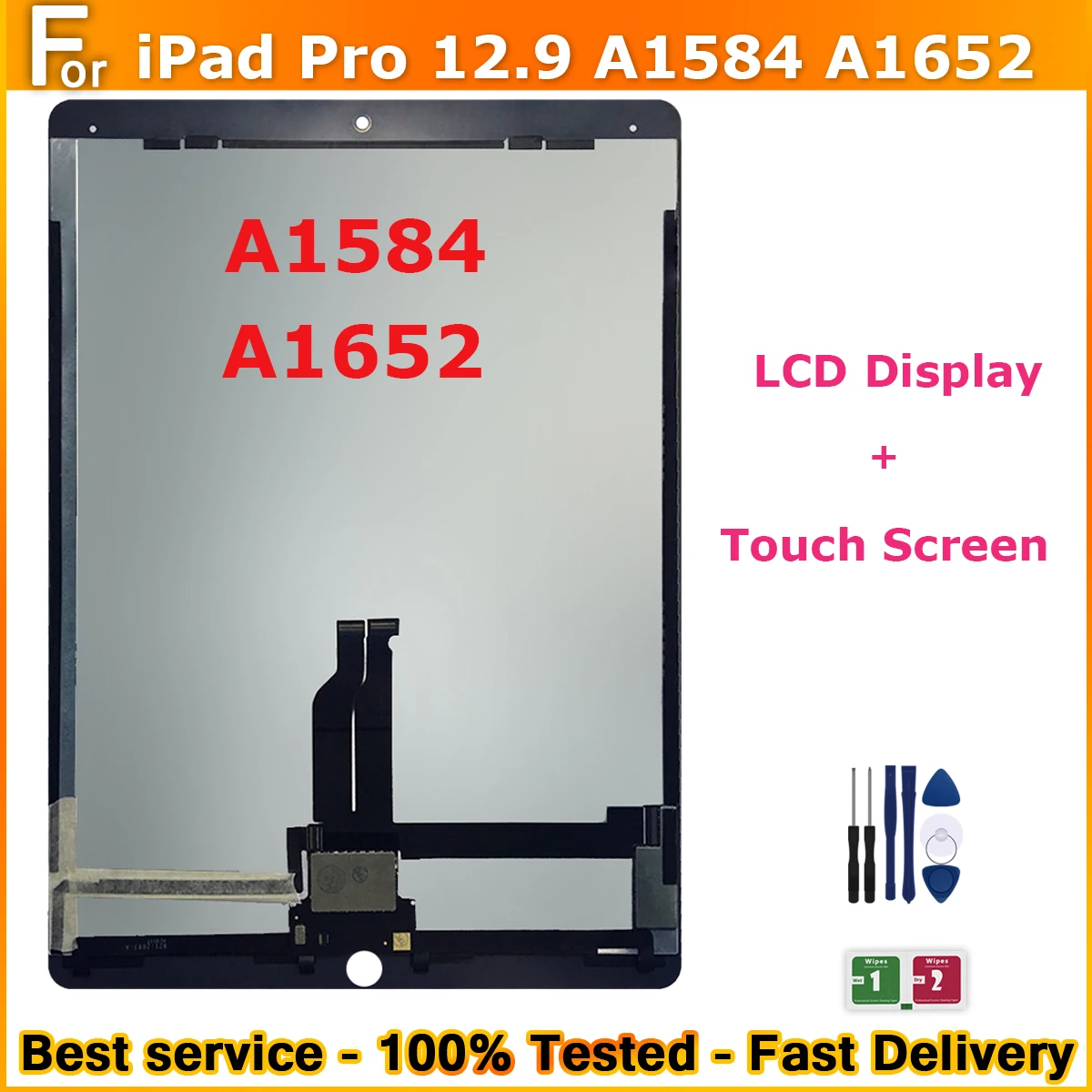 IPad Pro 12.9 "A1584 A1652用LCDタッチスクリーン,オリジナル,テスト済み,新品,100%| | - AliExpress