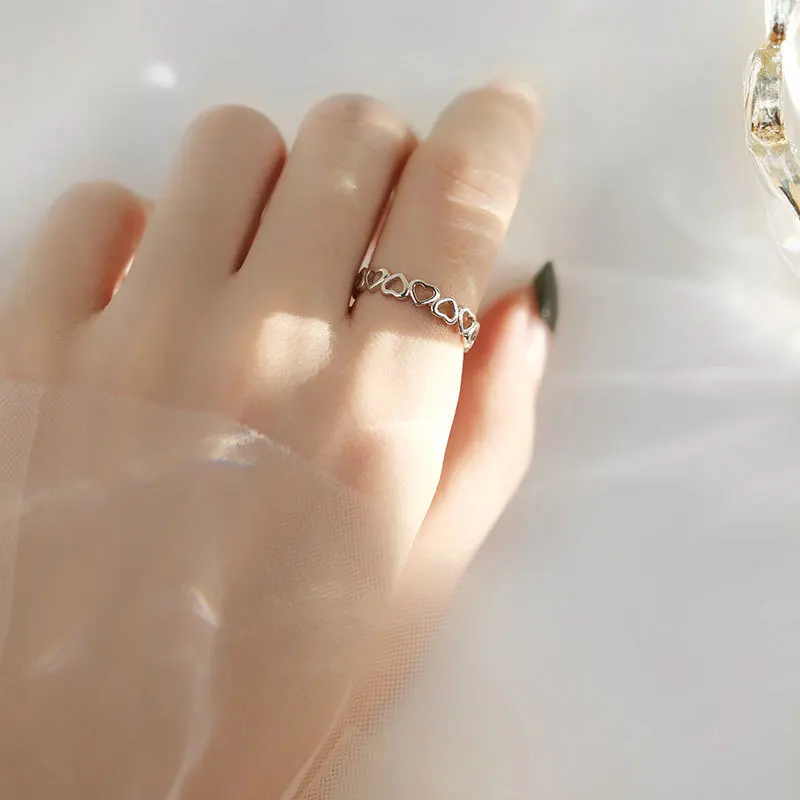 Heart Ring Adjustable Rings | Trendy Rings Teen Girls | Adjustable ...