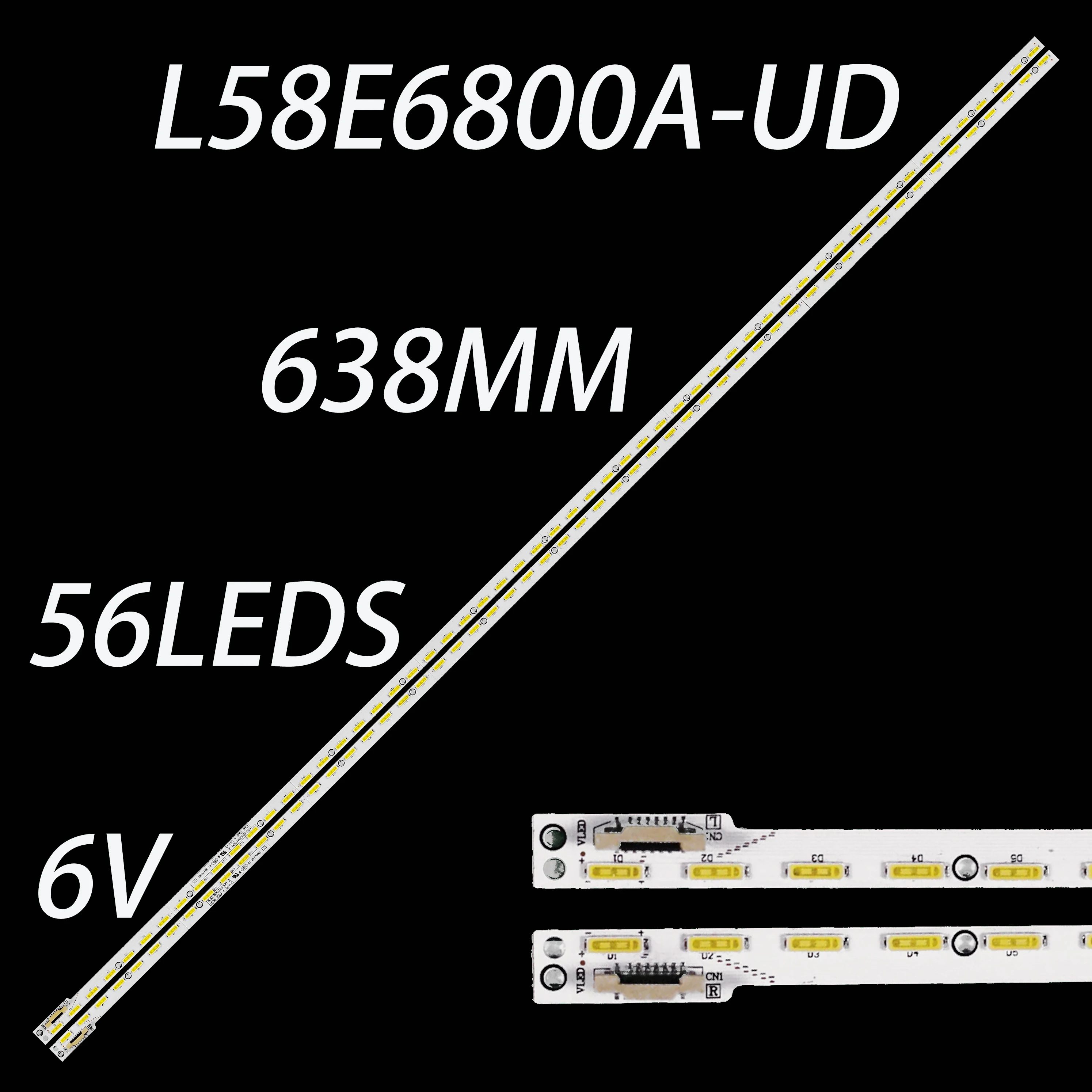 New-LED-Strip-6202B0009Z200A-6202B000A0200A-L58E6800A-UD-58uf8300 ...