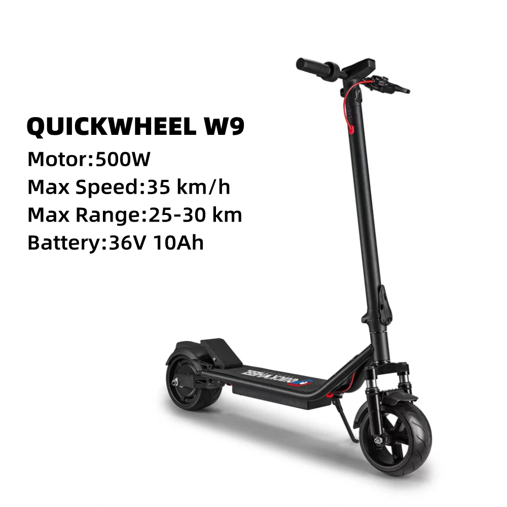 Electric-Scooter-Quickwheel-W9-500W-36V-10-15Ah-9-Inch-Tire-Motor-2 ...