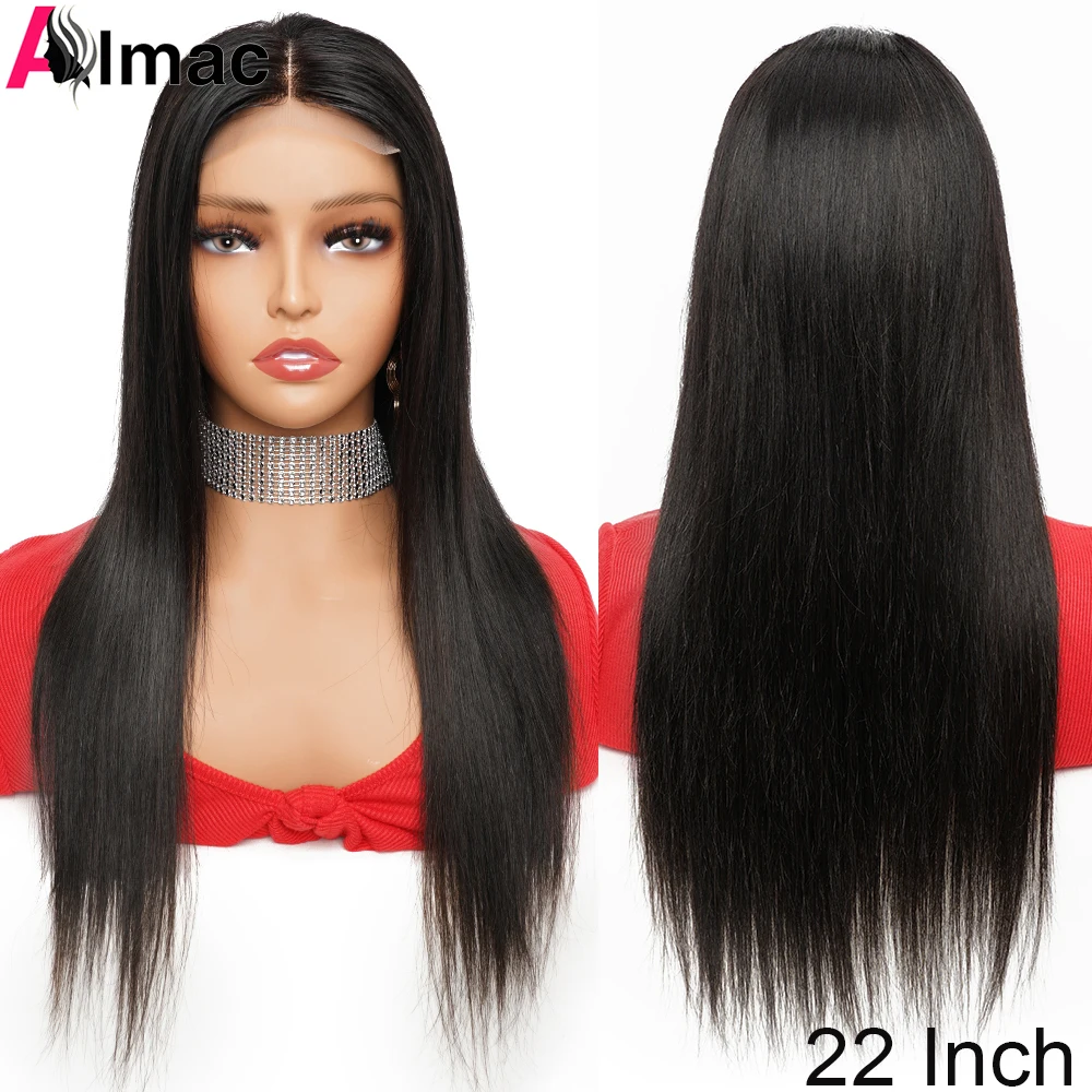 30 Inch 13x4 Bone Straight Lace Front Wig Indian Remy Transparent Lace Frontal Wig Human Hair ...