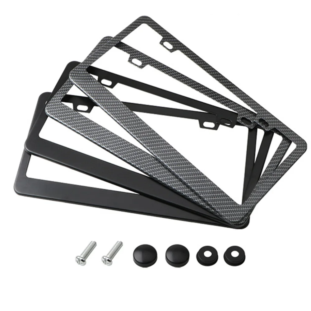 Universal-Aluminum-Alloy-US-Car-License-Plate-Frame-Cover-Auto ...