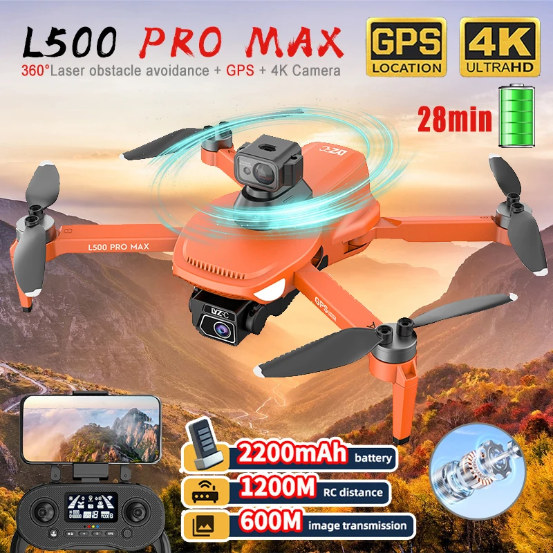 Profissional-L500-Pro-MAX-GPS-Drone-C-mera-dupla-4K-5G-WiFi-FPV ...