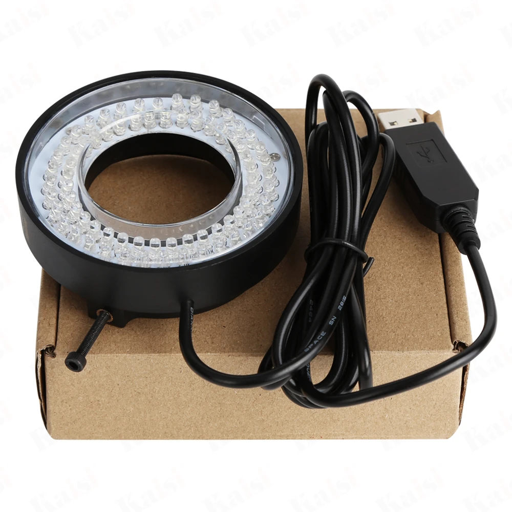USB Microscope 72 LED Ring Light illuminator Lamp Adjustable For ...