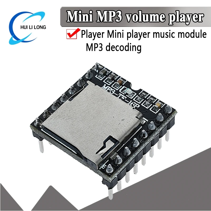 Mini MP3 Player Module TF Card U Disk Mini MP3 Player Audio Voice ...