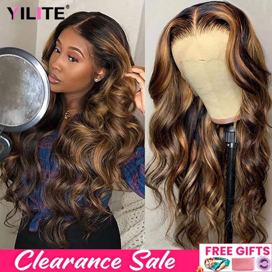 Blonde Highlight Full Lace Wig | Blond Highlight Lace Front Wig ...