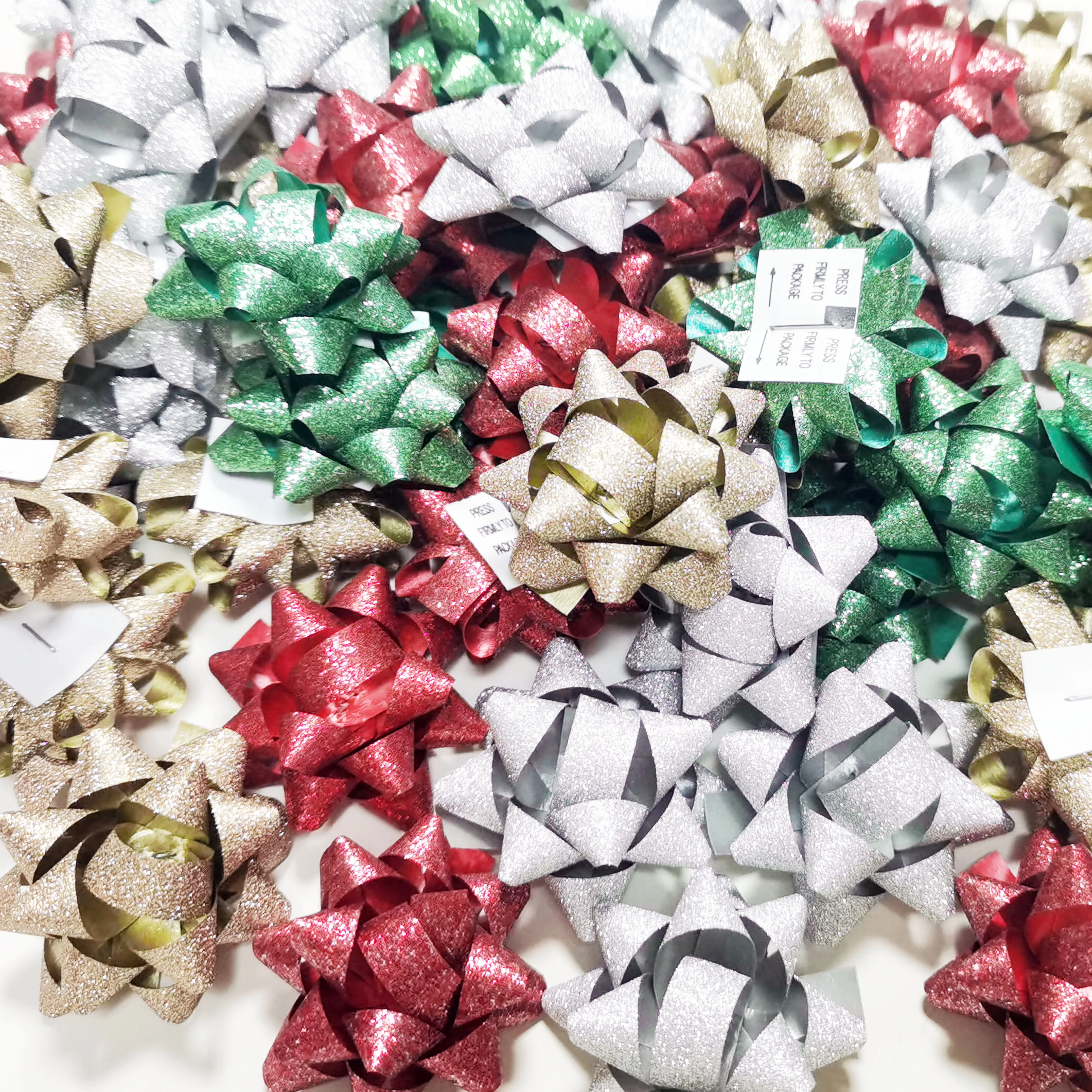 Mini-lazos-de-regalo-con-purpurina-de-1-5-pulgadas-colores-mezclados ...