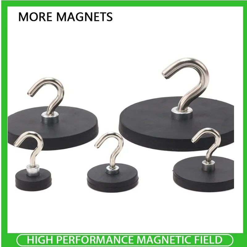 20PCS-Magnetic-Hooks-Powerful-Heavy-Duty-Magnet-Hanger-Wall-Hanging ...