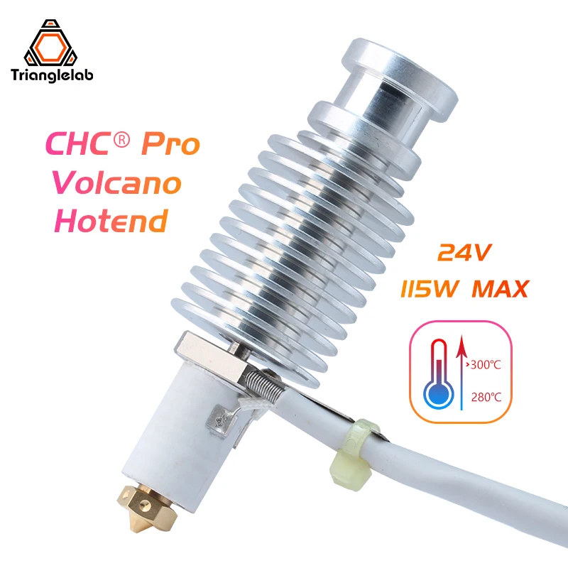Trianglelab-chc®pro Volcano Hotend Max Alta Potência Chc 115w®núcleo Cerâmico Pro Do Aquecimento ...