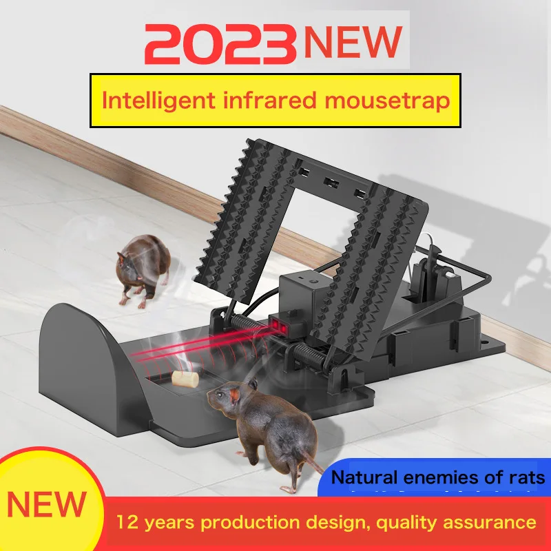 Infrared-Mouse-Traps-Mousetrap-Artefacts-New-Rat-Cage-Intelligent ...