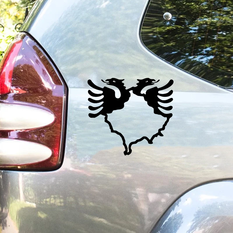 Albanian Flag Vinyl Sticker 2x Albania Eagle Vinyl Stickers - Shqipëria ...