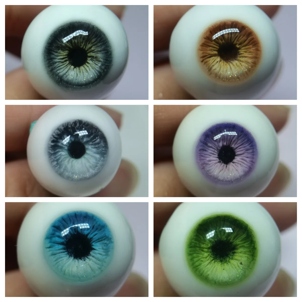 BJD Eyes doll eyes 8mm-18mm doll lines plaster Eyes for toys 1/8 1/6 1/ ...