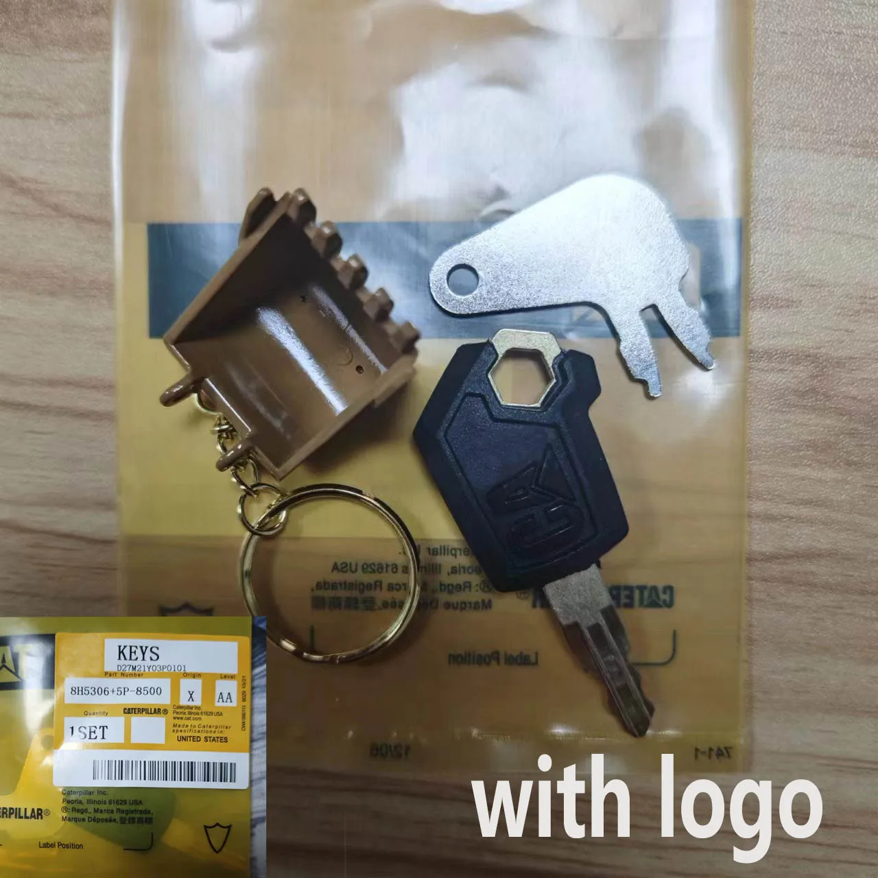 5P8500-8H5306-with-Bucket-Key-Chain-For-Excavator-Heavy-Equipment ...