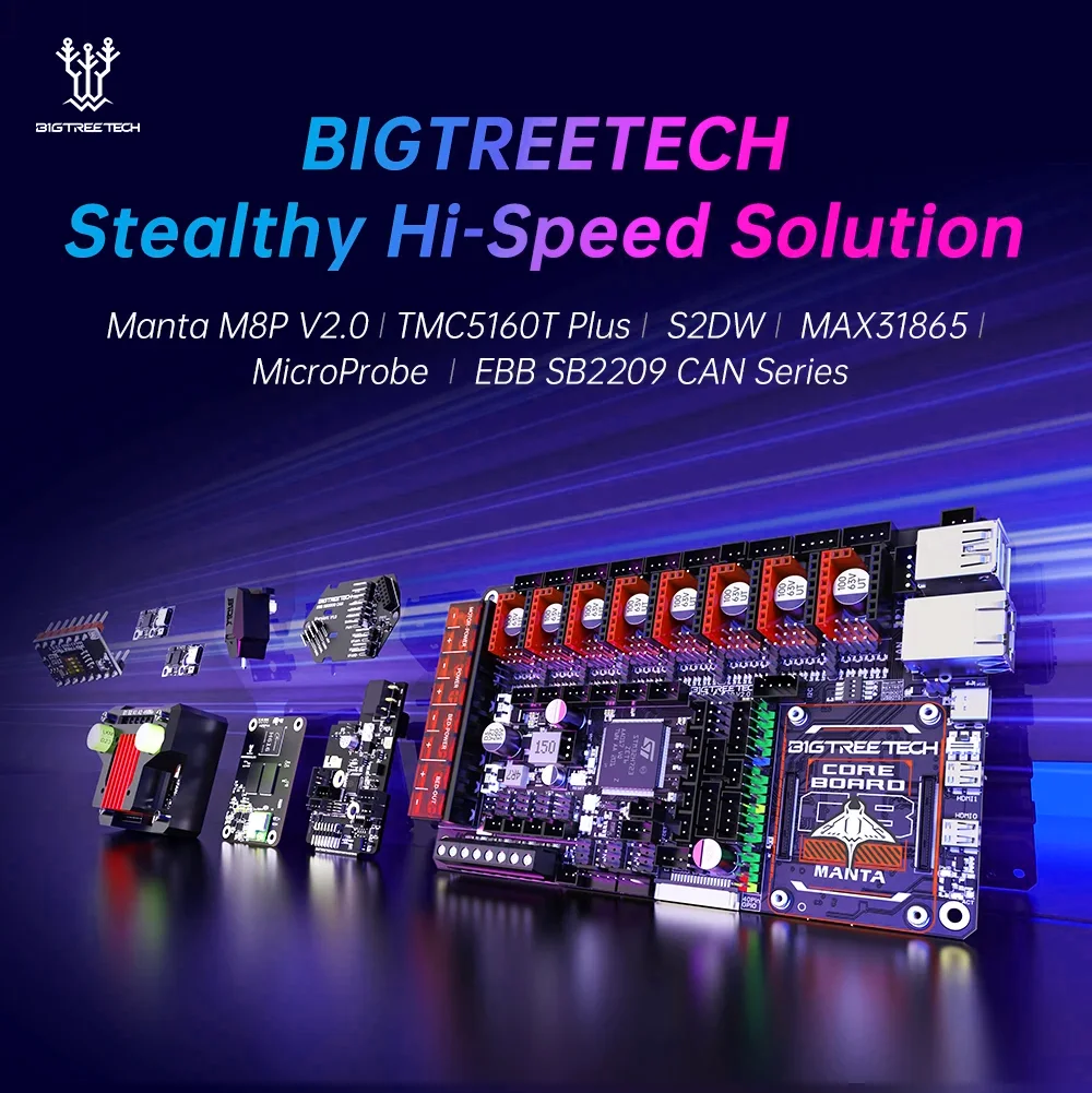BIGTREETECH-Manta-M8P-V2-0-Motherboard-TMC5160T-Plus-Driver-Stealthy ...
