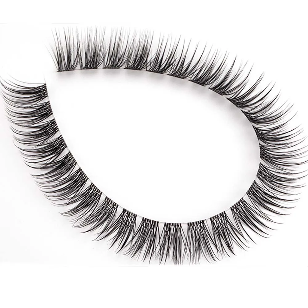 DIY-Clusters-Transparent-Stem-Eyelash-Extension-Segmented-Strip-Lashes ...