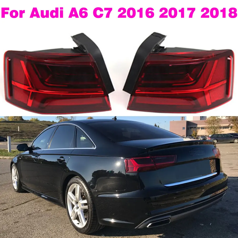 4G5945093E LED Taillight For Audi A6 C7 Sedan 2016 2017 2018 Rear Turn ...