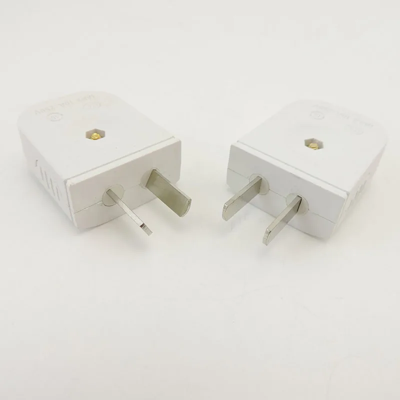 5pcs-US-AU-plug-2-Flat-Pin-DIY-Replacement-Rewireable-wall-Power ...