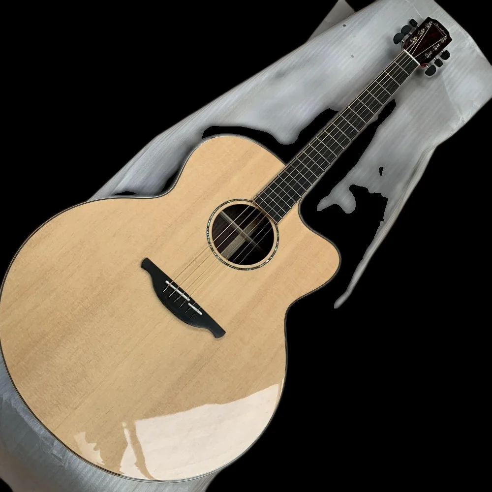 Lowden. 43" spruce face, side back rosewood. Rosewood fretboard notched ...