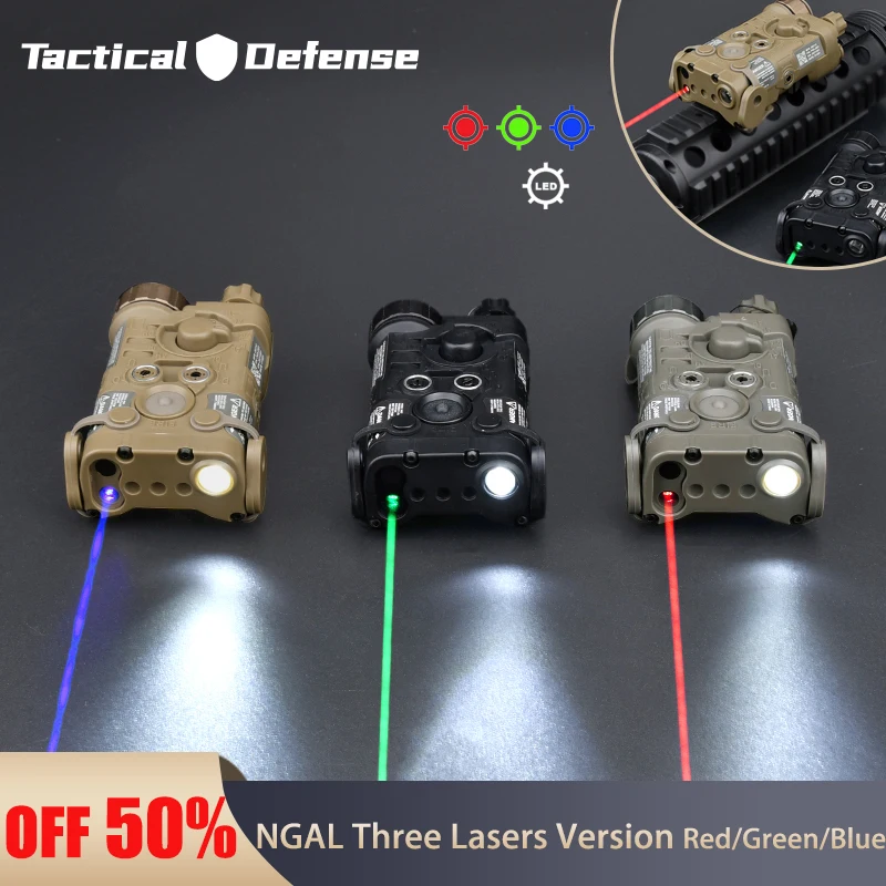 WADSN Tactical NGAL Airsoft NGAL Laser Pointer Simple Version Red Green ...
