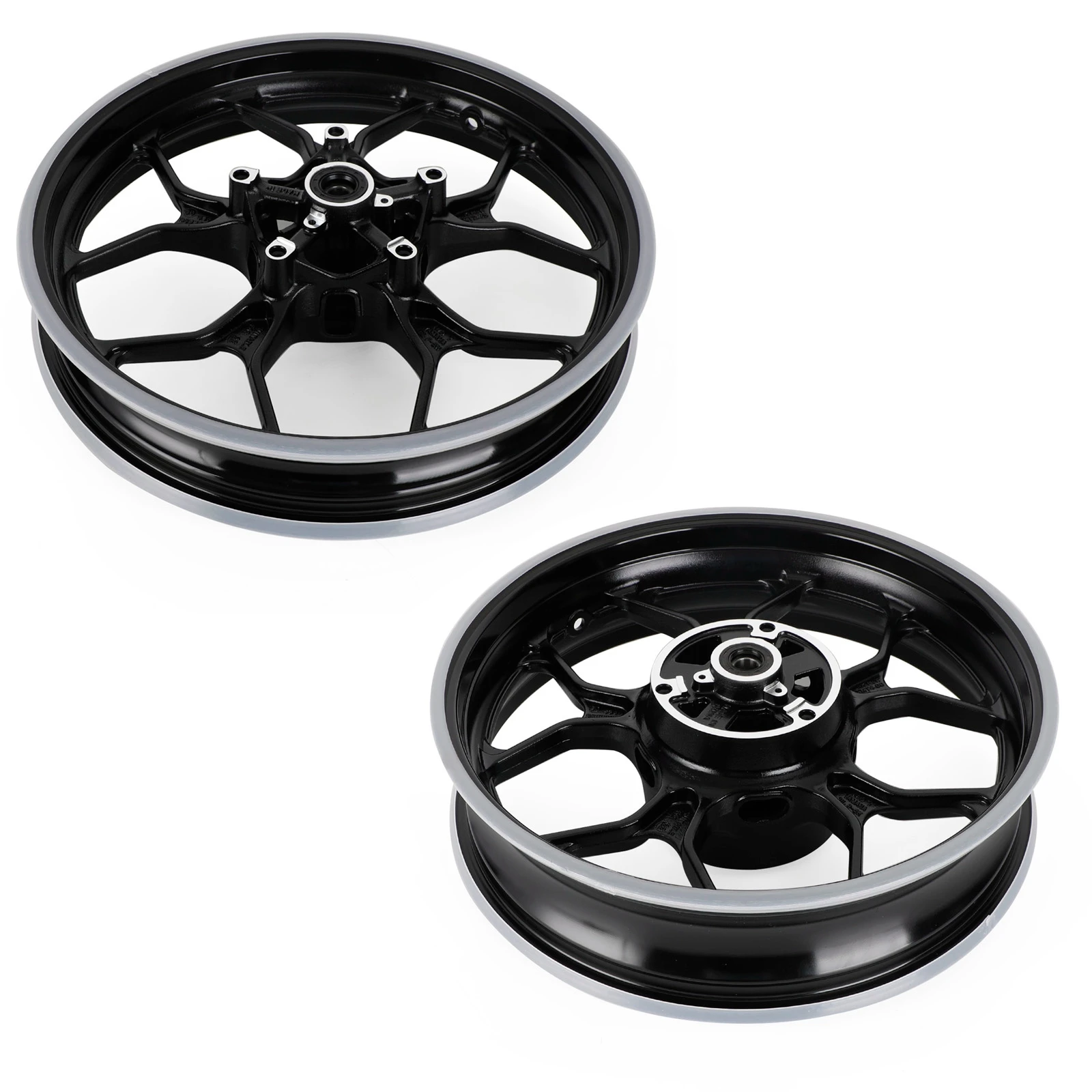 Areyourshop Front + Rear Wheel Rims For Yamaha YZF R3 YZF R3 RH07 RH12 ...