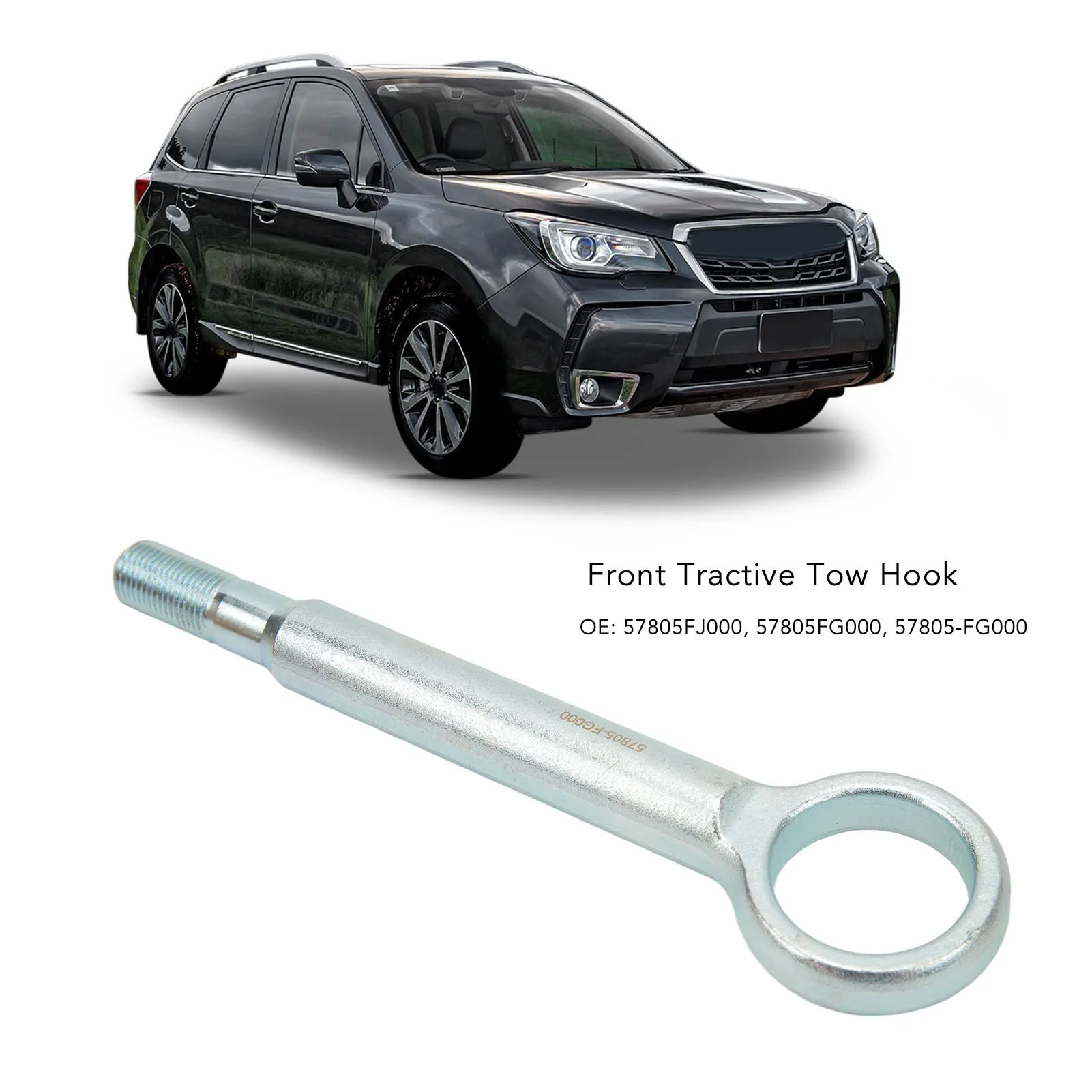 57805-FG000 Front Tractive Tow Hook 57805FJ000 Heavy Duty Steel Towing ...