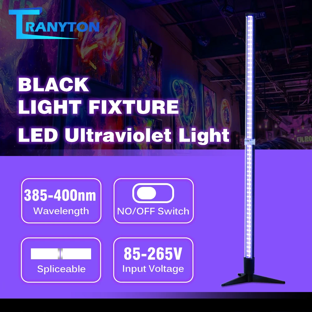UV Light Tube High Quality For Blacklight Poster UV Art Bedroom ...