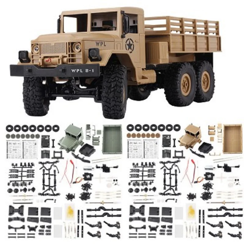 WPL B 16 B16 Off Road RC Militär Lkw WPL upgrade KIT DIY 1:16 RC Auto ...
