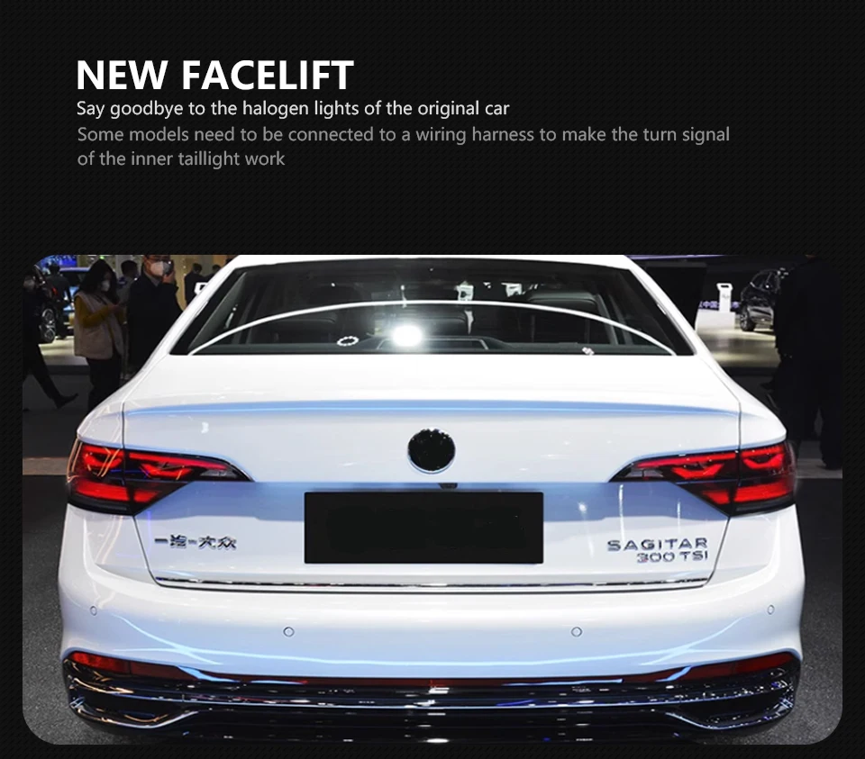 Car Lights for VW Jetta Tail Light 2019-2022 MK7 LED Rear lamp light ...