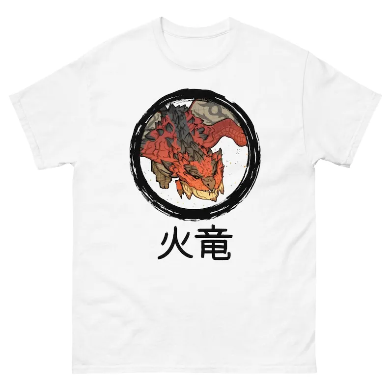 Monster-Hunter-Rathalos-T-shirt-Unisex-t-shirt-Anime-style-shirt-S-XL ...