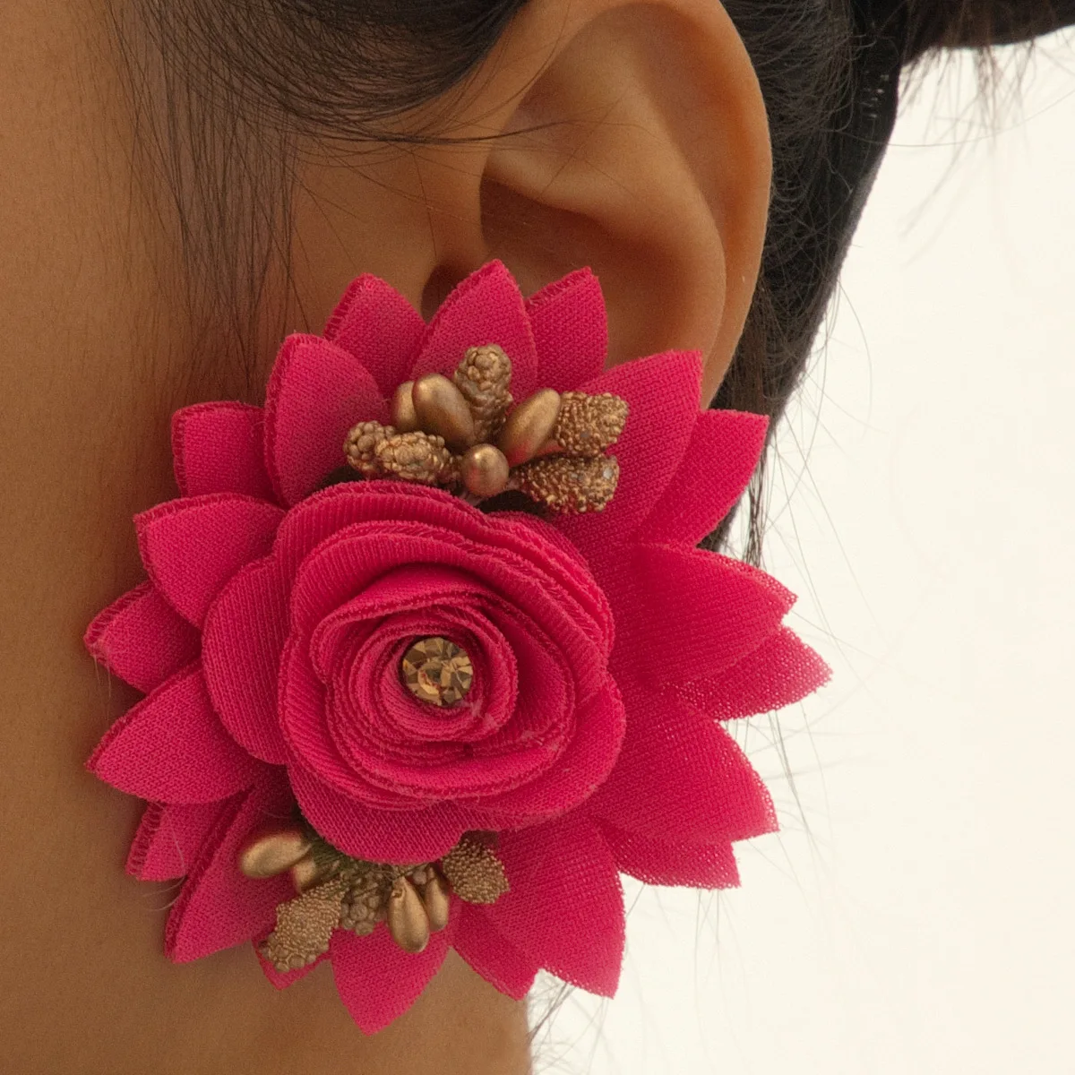 Multicolor Flower Earrings for Women Simple Fashion Ear Jewelry ...