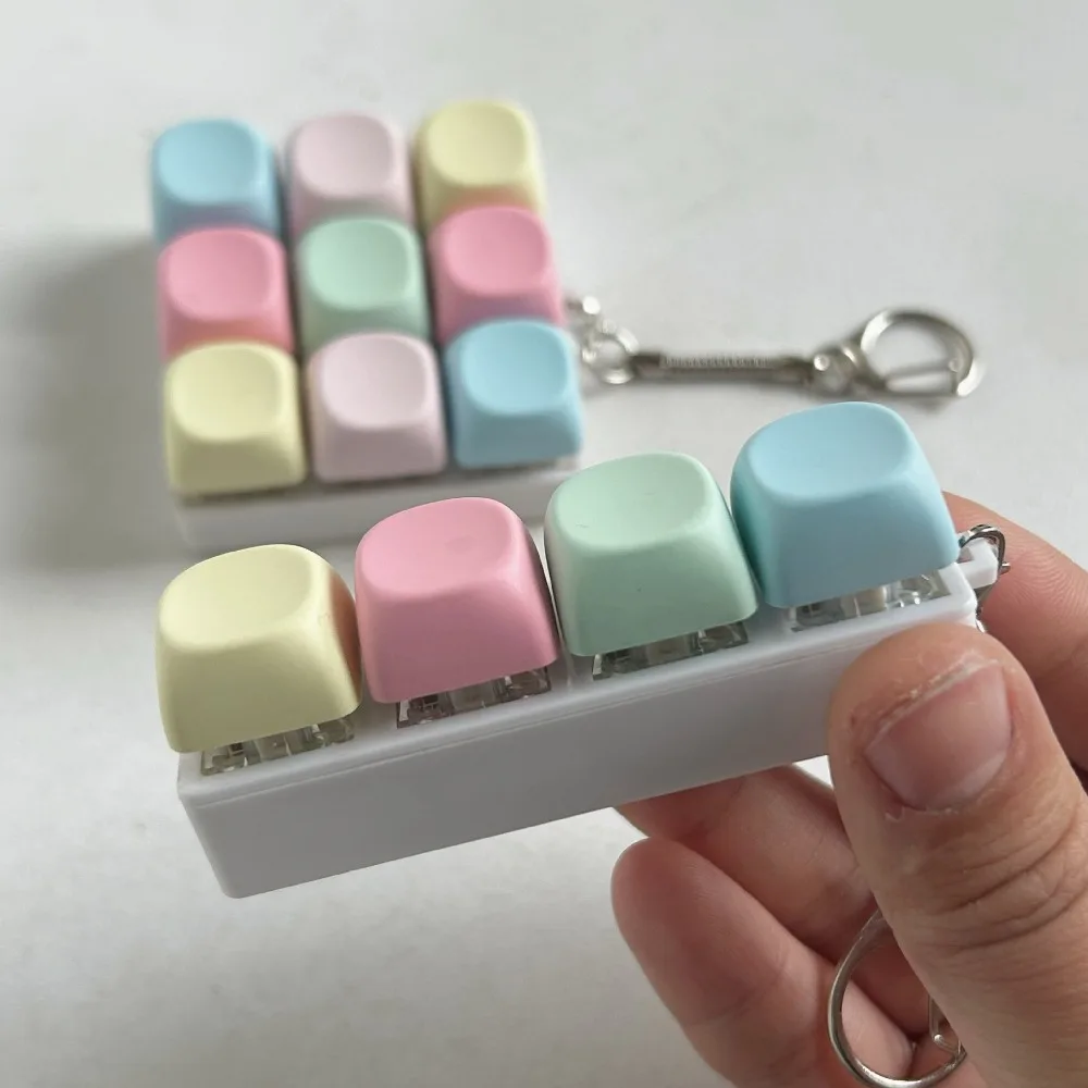 Relaxing 4/9 Keys Finger Keyboard Key Button Keycap Decompression Toy ...