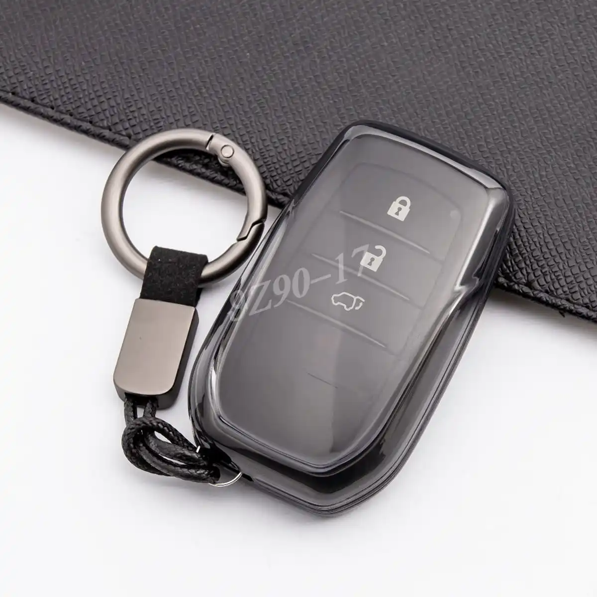 Toyota Key Protector Black Transparent Cover For Corolla Cross Yaris ...