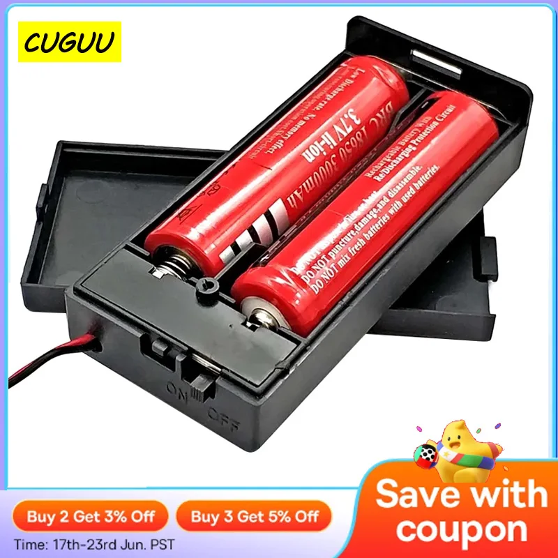 18650-Battery-Storage-Case-3-7V-for-2x18650-Batteries-Holder-Box ...