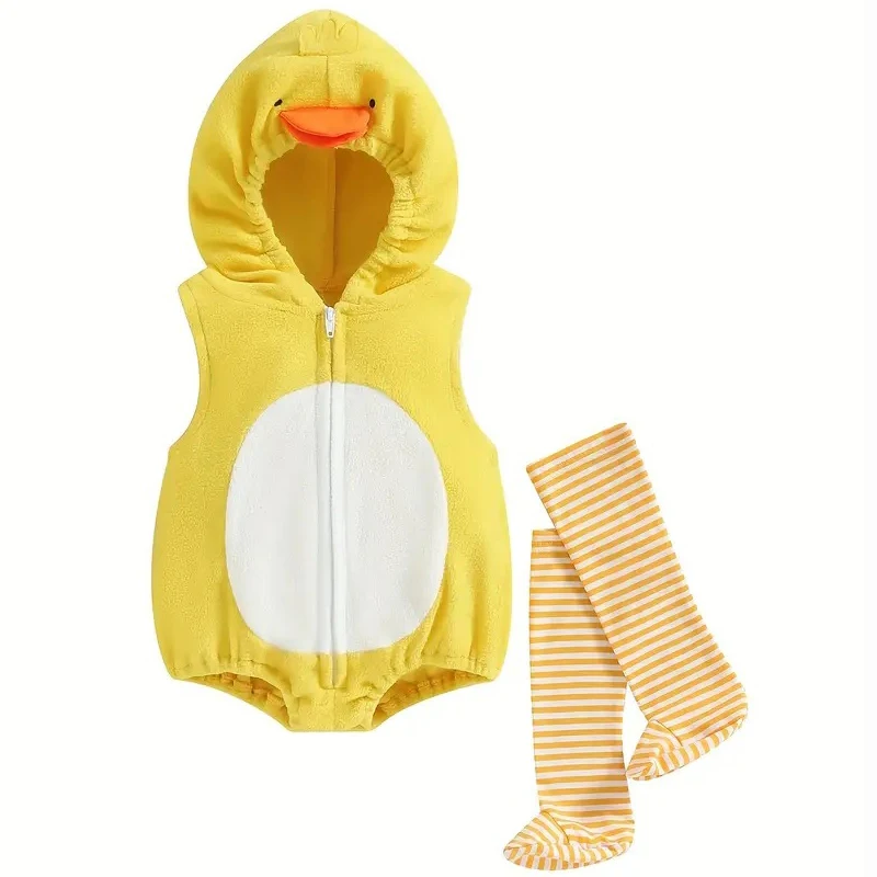 Umorden-0-18M-Unisex-patito-amarillo-beb-pato-disfraz-con-capucha-mono ...