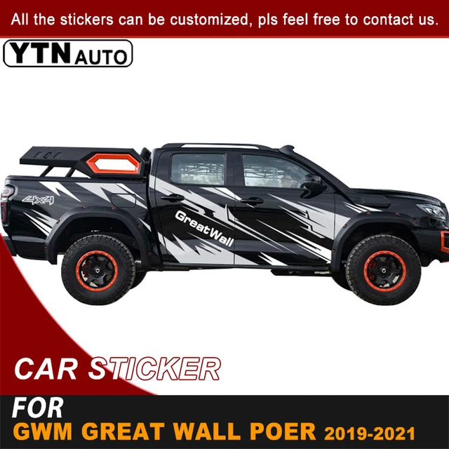 For GWM Cannon Ute Great Wall Poer 2019 2020 2021 Side Body, 49% OFF