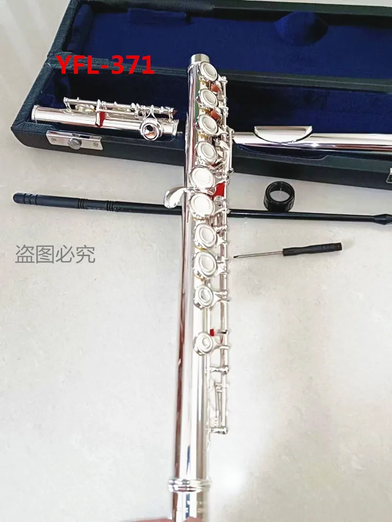 Top-Japan-Flute-FL-371-Professional-C-Key16-Hole-Flute-Silver-Plated ...