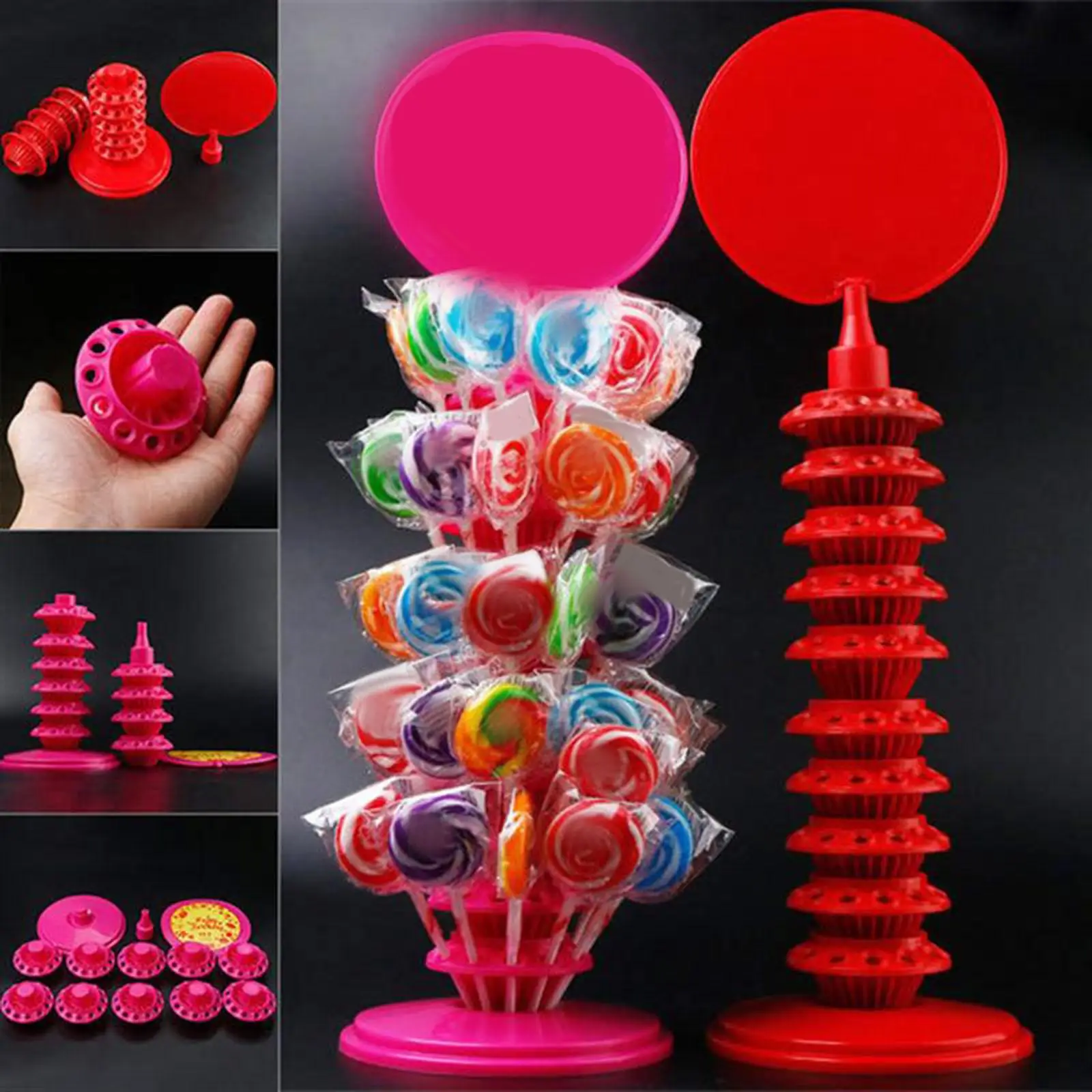 Lollipop Display Stand Lollipop Storage Holder Plastic Lollipop Rack ...