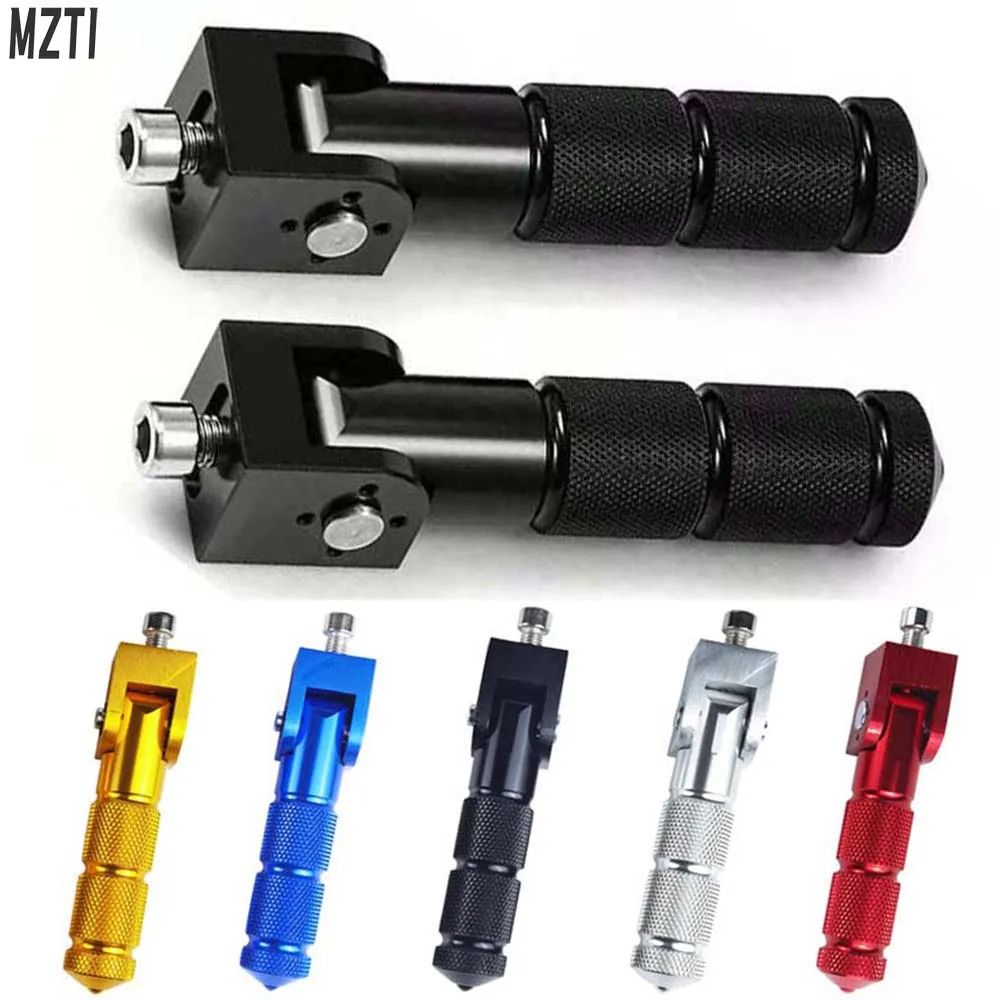 Cnc Universal Pedals Folded Footrest Footpeg For Motorcycles, Bicycles ...