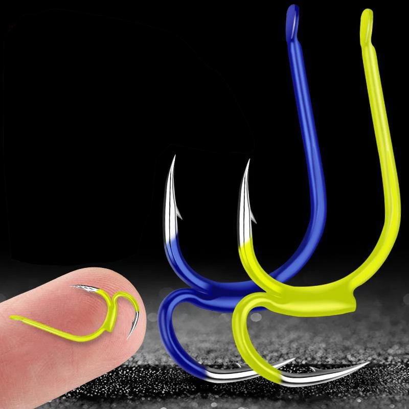 10pcs Premium Japanese Double Fishing Hooks - Strong and Durable ...