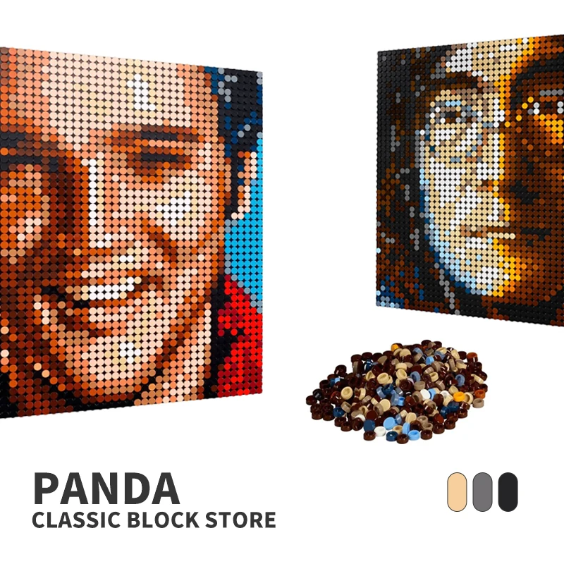Famous-Star-Singer-Pixel-Painting-MOC-Bricks-31204-Actress-Building ...