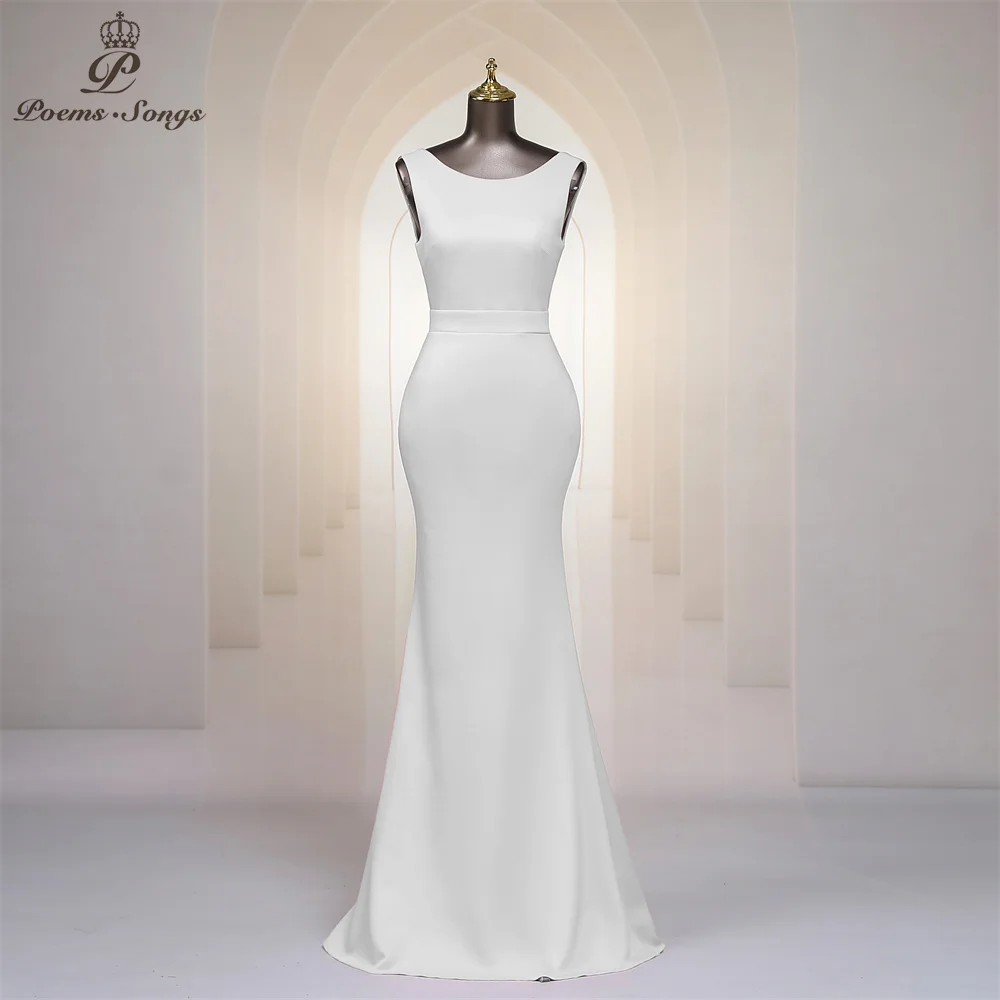 Ivory-Mermaid-Green-Evening-Dress-Ruffles-Streamer-V-Back-Jewel-Neck ...