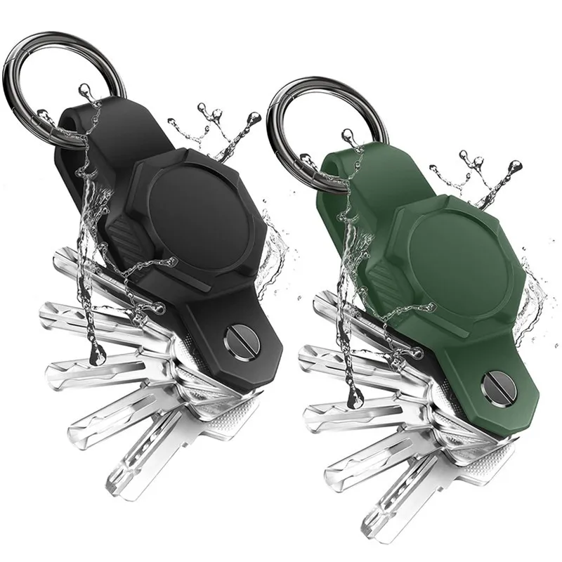 2024-New-Waterproof-KeyHolder-Silica-Key-Organizer-Car-Keychain-Apple ...