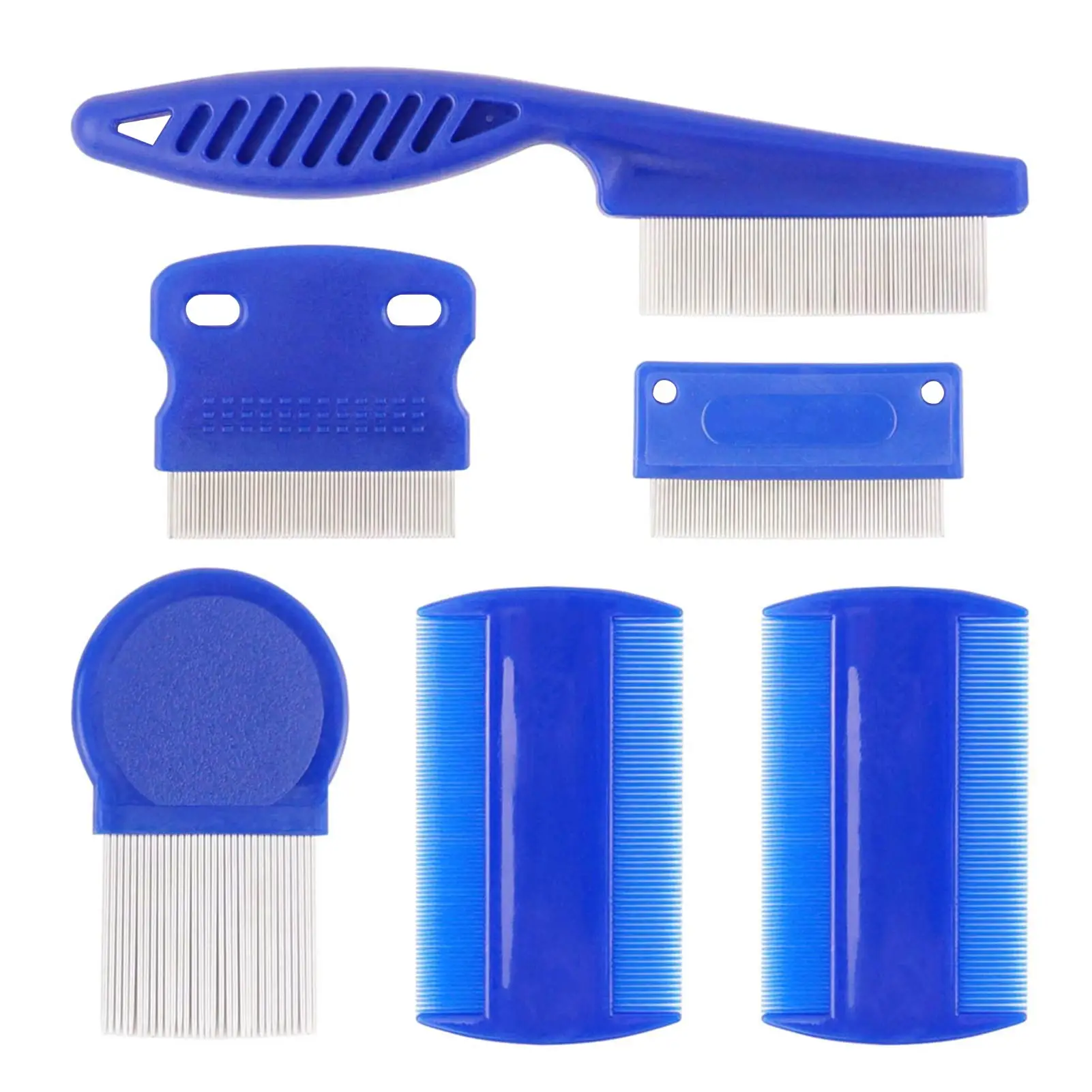 Home-Pet-Animal-Care-Flea-Comb-For-Cat-Dog-Pet-Stainless-Steel-Comfort ...