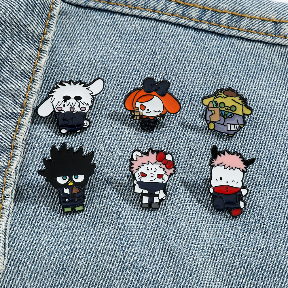 Sanrio-X-Jujutsu-Kaisen-Enamel-Pins-Hello-Kitty-Itadori-Yuji ...