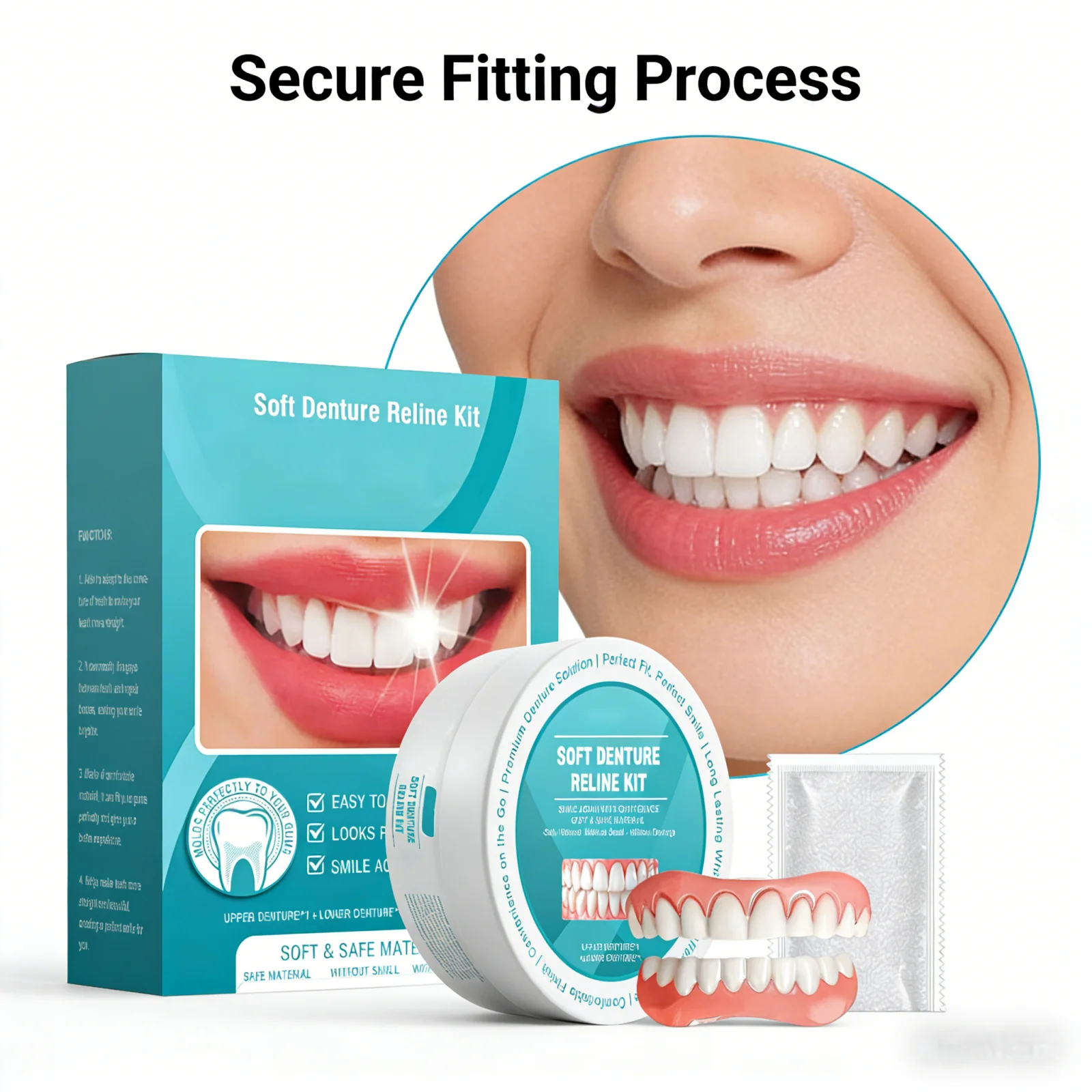 Silicone Reline Denture Set Thermoplastic Temporary Orthodontics ...